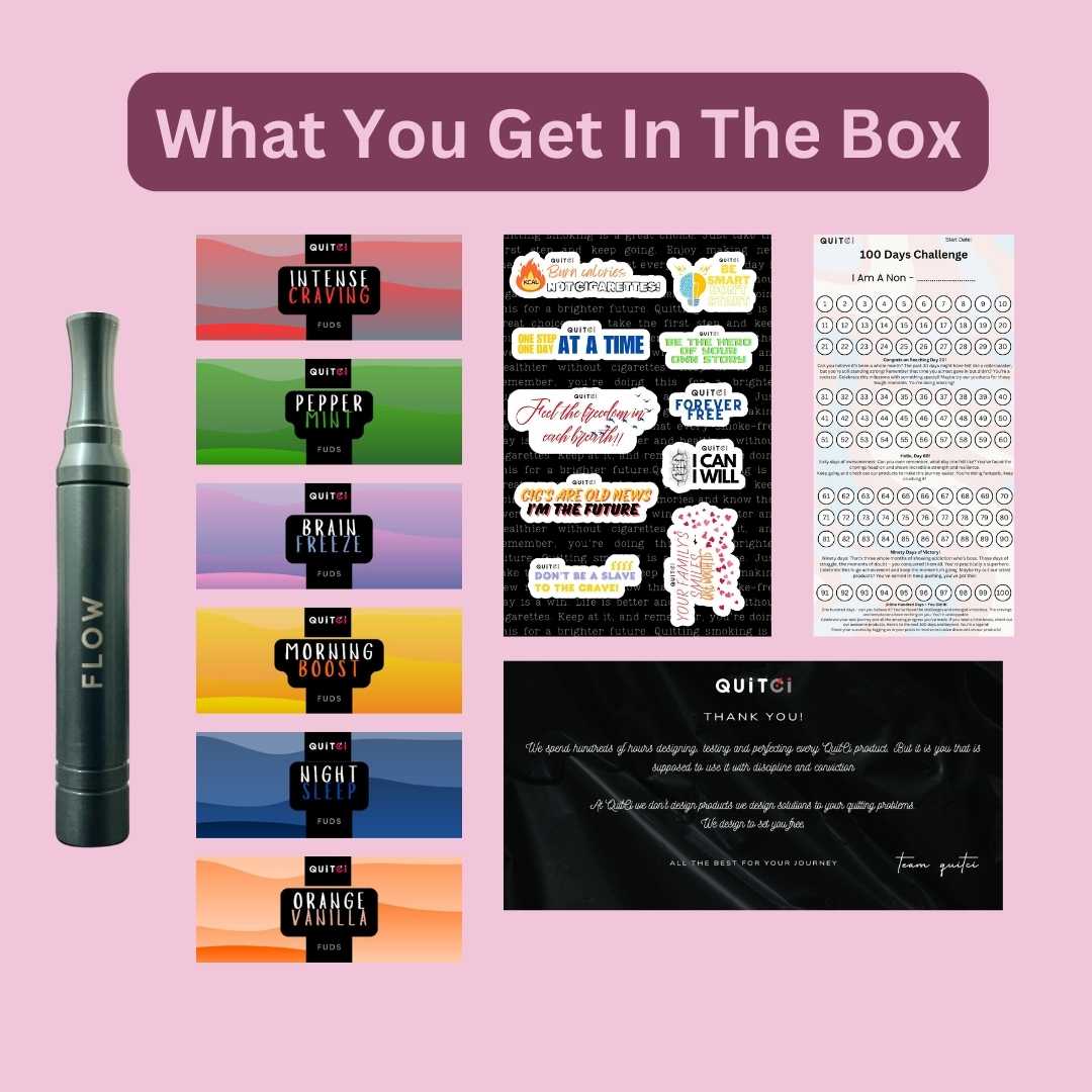 FLOW-Flavoured Breathing Device – QuitCi