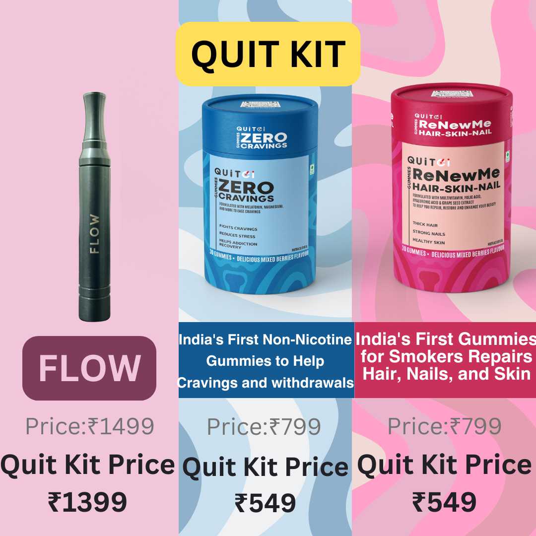 FLOW-3.0 (No Smoke, No Nicotine, Only Plant Based Flavours) with flavo – QuitCi